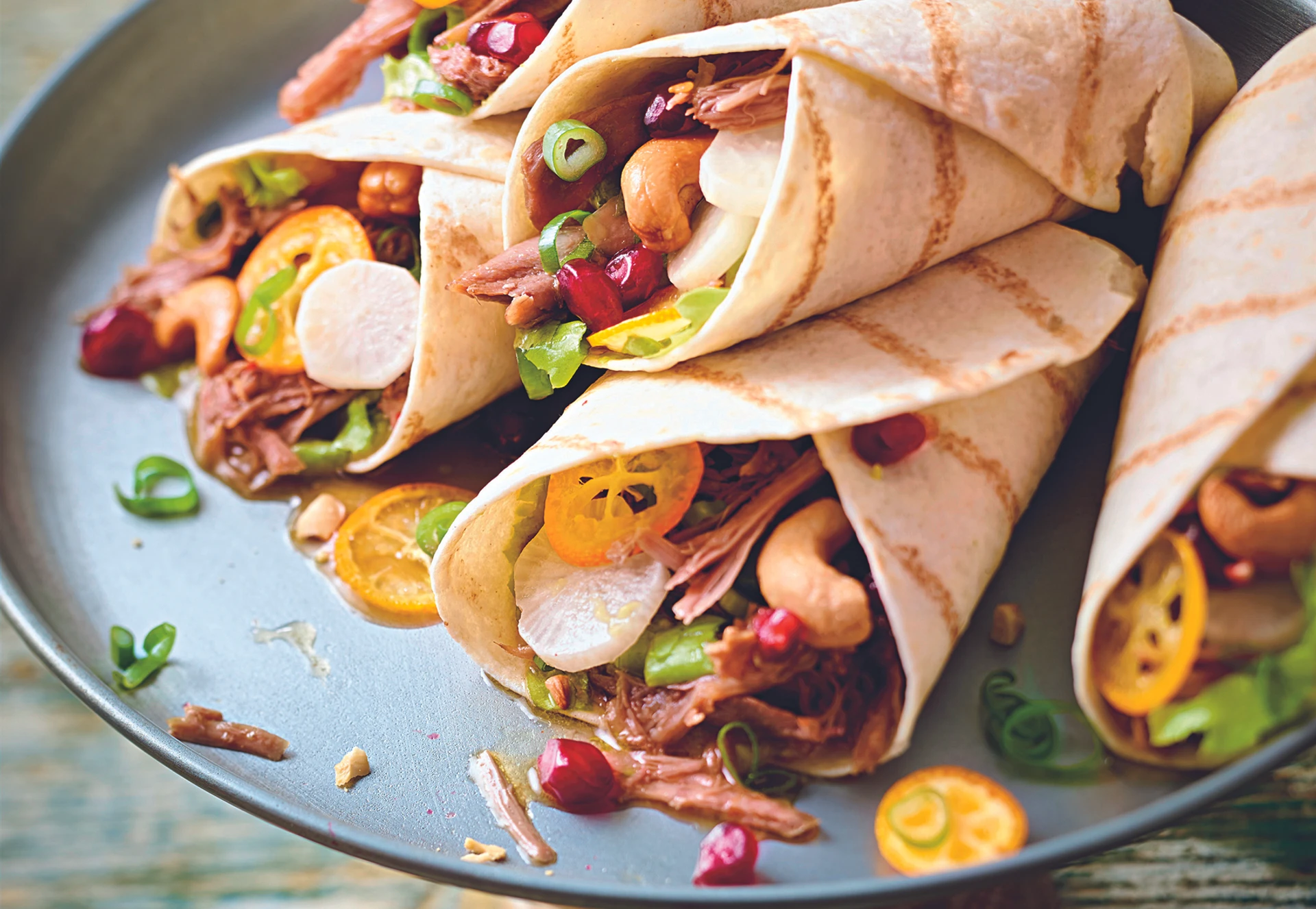 Wraps mit Pulled Duck • Rezept