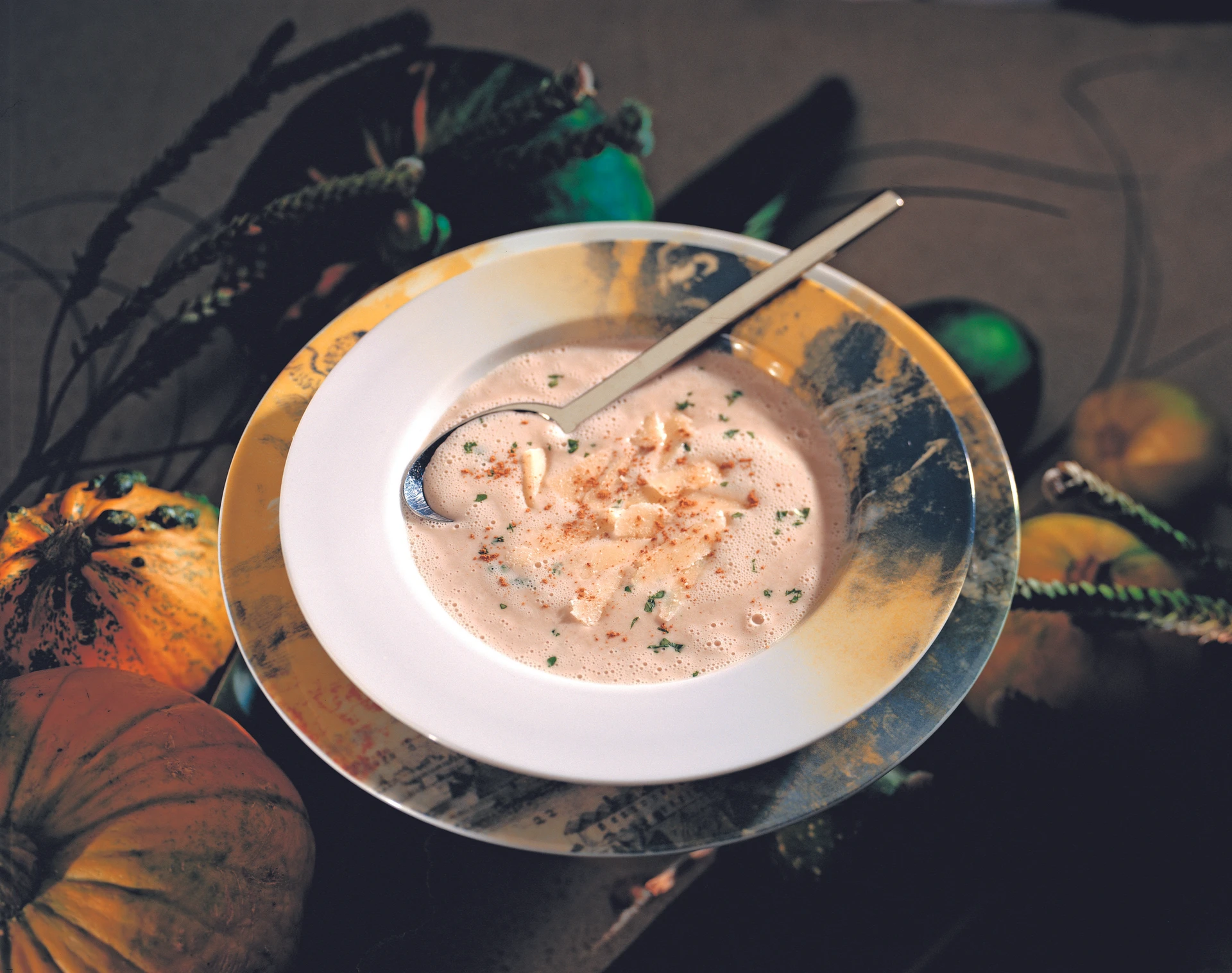 Maronisuppe mit Lauch • Rezept