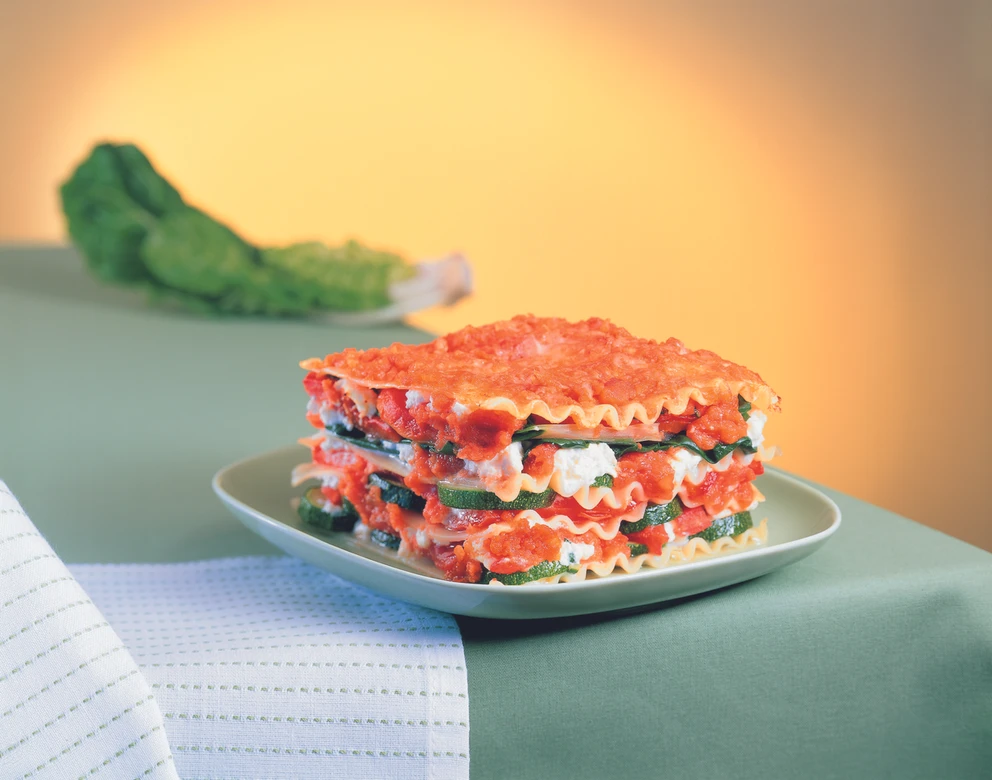 Lasagne mit Fleischragout und selbstgemachten Nudeln • Rezept
