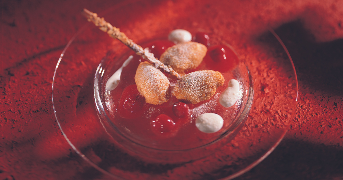Gebackene Apfel-Mandel-Nockerl • Rezept