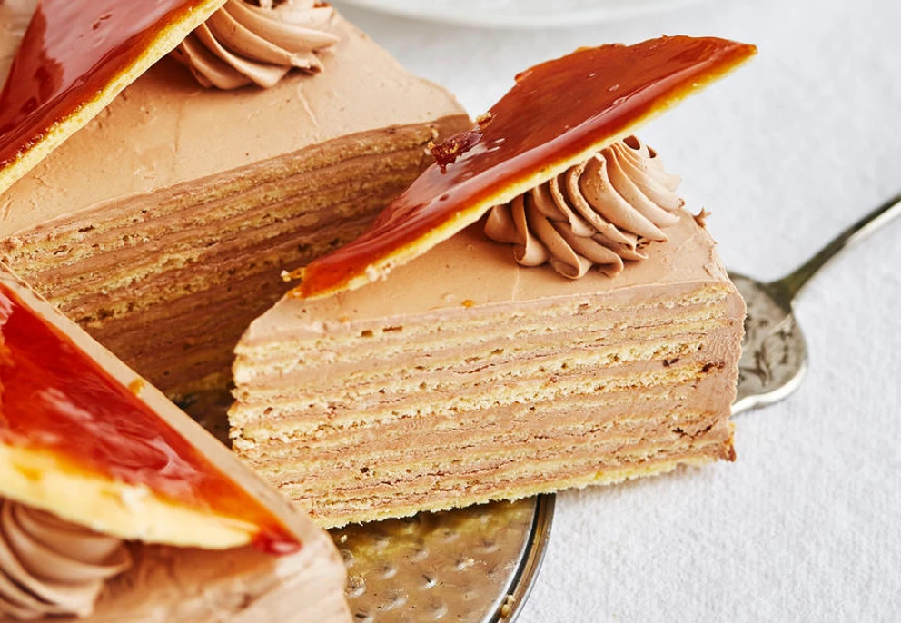 Originale Dobostorte • Rezept